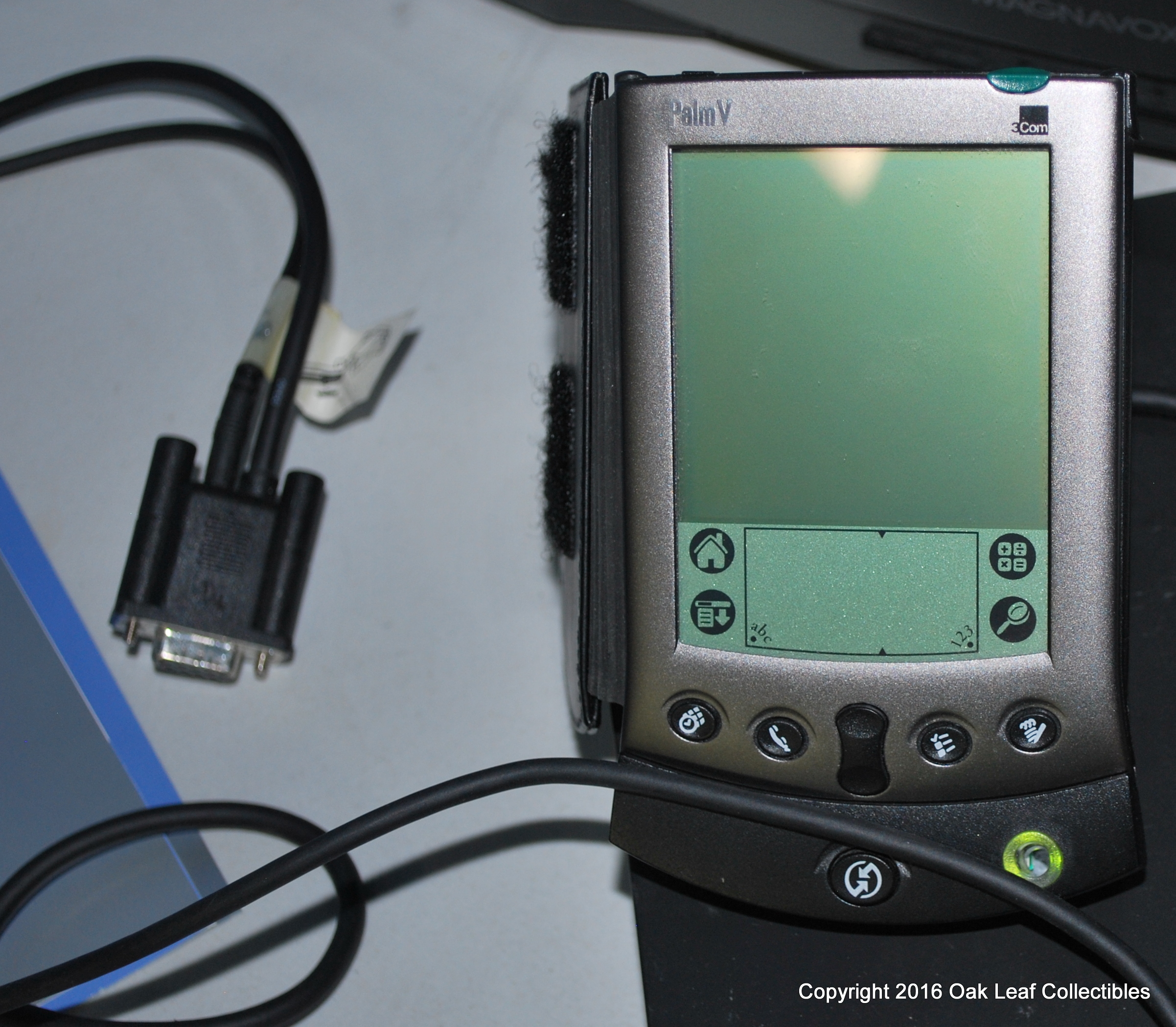 Palm M100 & V 5 Handheld PDA Palm Pilot & HotSync Cradle Lot Several ...