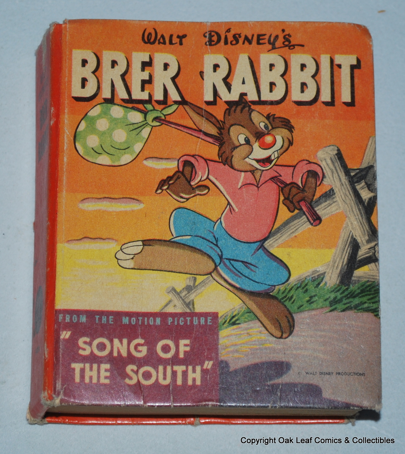 Brer Rabbit Song of the South BLB 1947 #1426 Whitman Disney | eBay